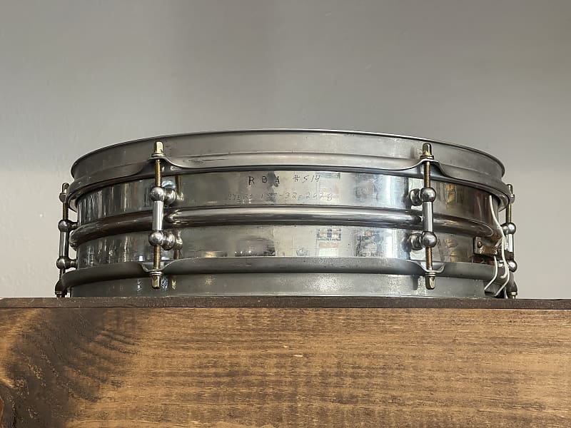 1920's Ludwig 4x14 "Dance" Model NOB 6 Lug Snare Drum 2-Piece | Reverb