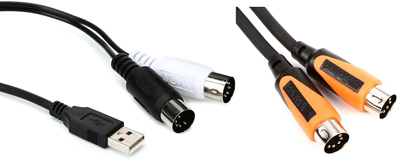 iConnectivity mio 1x1 USB MIDI Interface Bundle with Roland | Reverb