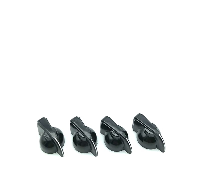 4 Chicken Head Amp Control Knobs Black | Reverb