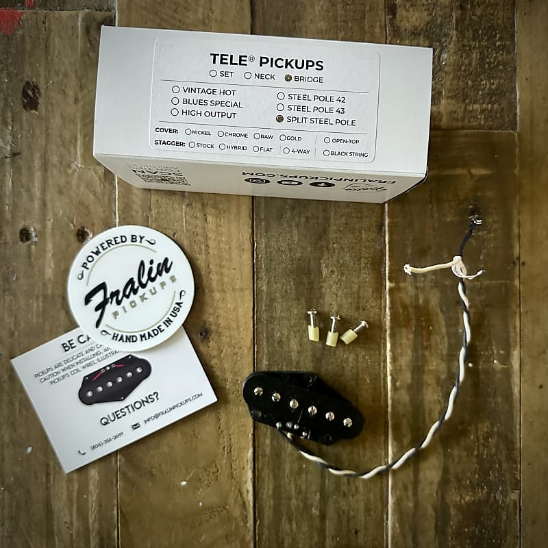 Lindy Fralin "Split Steel Pole" hum cancelling P-90 | Reverb