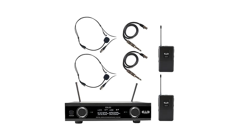 CAD CAD GXLD2BBAH - Dual channel digital wireless microphone | Reverb