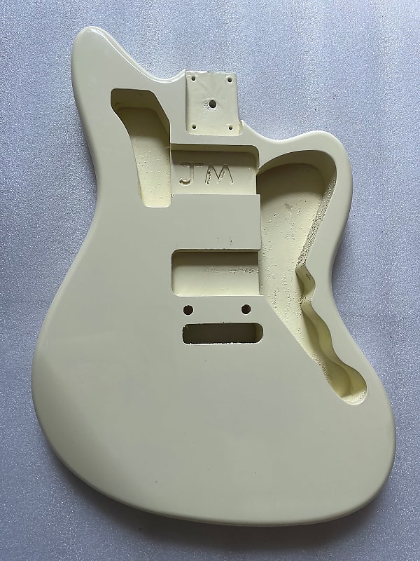 Cream Color Solid Guitar Jazzmaster Style Body | Reverb