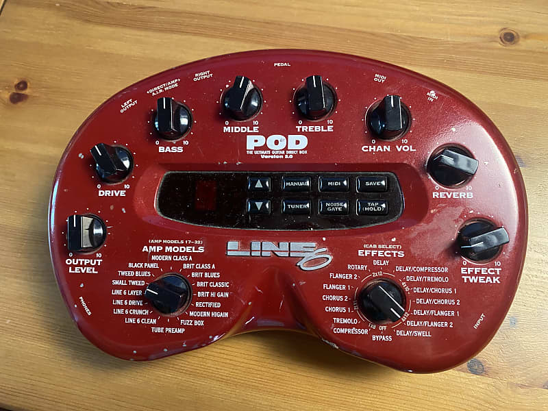 Line 6 POD 2.0 Guitar multi effects and amp modeller | Reverb
