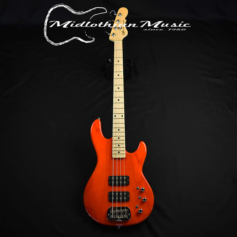 G&L Tribute L2000 4-String Bass Guitar - Clear Orange Gloss | Reverb