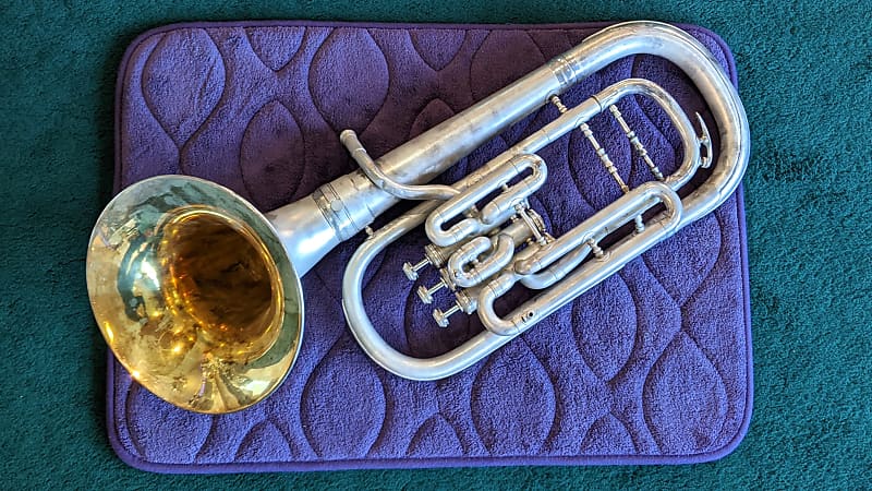 C.G. Conn Baritone - Silver | Reverb