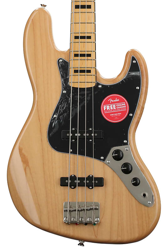 Squier Classic Vibe '70s Jazz Bass - Natural | Reverb