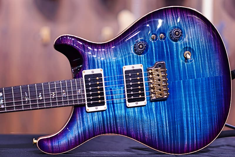 PRS 35th Anniversary Custom 24 - Aquableux Purple Burst 10top | Reverb
