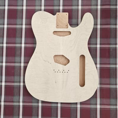 Woodtech Routing - Mahogany/Maple Chambered Telecaster Body - | Reverb