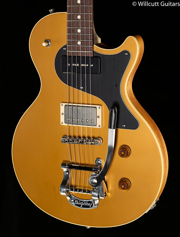 Nik Huber Krautster II Worn Gold Top Bigsby (951) | Reverb