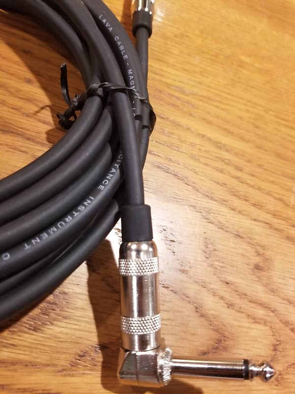Lava Cable Magma instrument cable straight plug angle plug 25 | Reverb