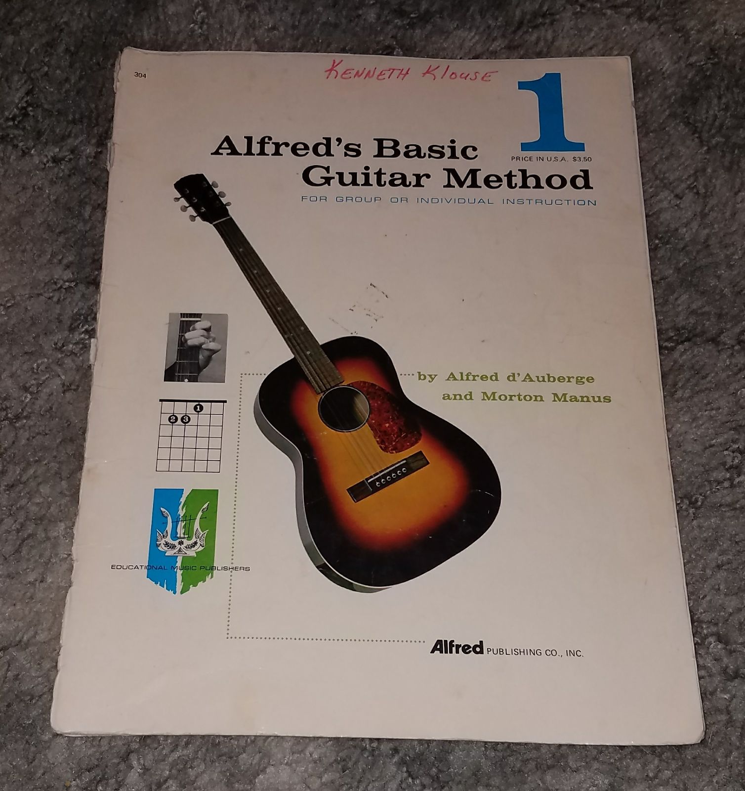 Alfred 00-45304 Alfred's Basic Guitar Method - Book 1 (3rd | Reverb