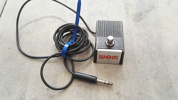 WEM Watkins Copycat original footswitch | Reverb