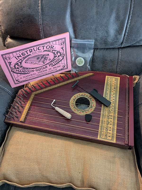 Vintage Oscar Schmidt Zither w/ Original Box and Accessories | Reverb