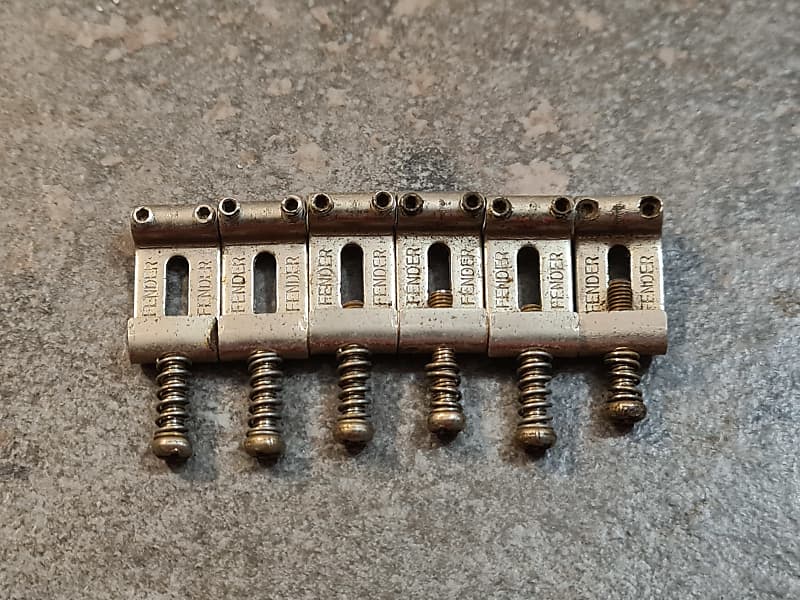 Fender Stratocaster bridge saddles 1984 Fullerton Dan | Reverb UK