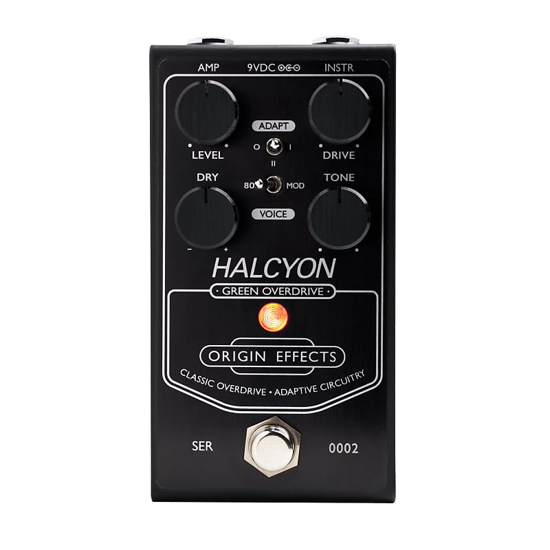 Origin Effects Halcyon Green Overdrive Black Edition | Reverb
