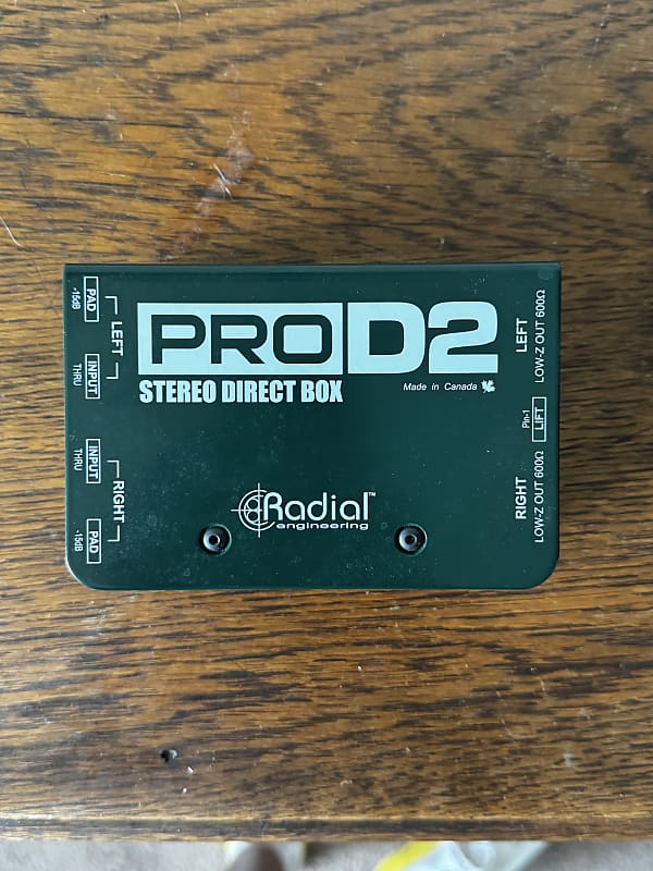 Radial D2 Stereo DI | Reverb