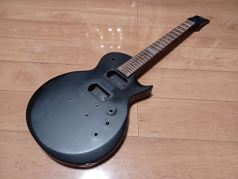 ESP Ltd Eclipse Satin Black Les Paul Type Shape | Reverb