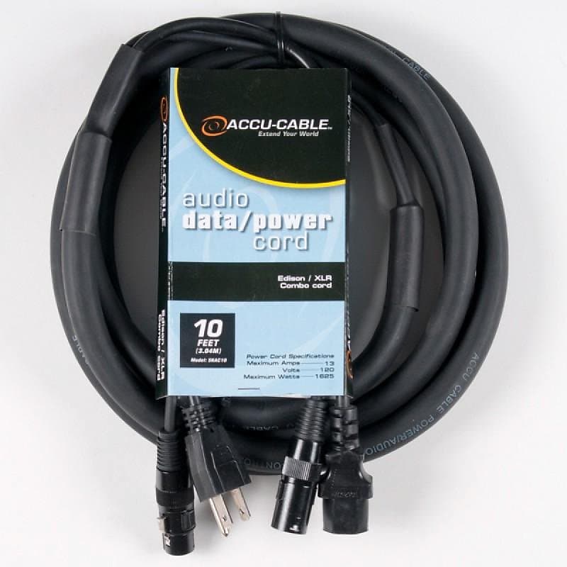 Accu-Cable - 16 Gauge 120 Vac/XLR Signal Com! SKAC10 *Make An | Reverb