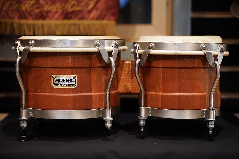 Moperc 7/8.5" Salsa Club Cedar Bongos | Reverb