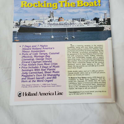 Sheet Music Magazine Back Issue August/September 1985 | Reverb