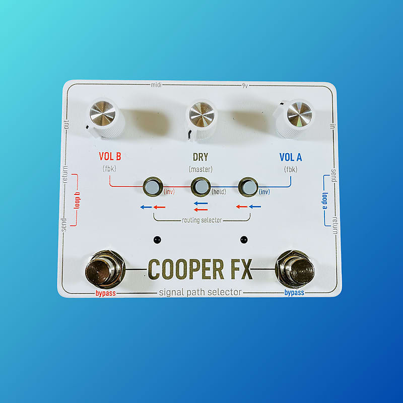 Cooper FX Signal Path Selector 2021 White | Reverb