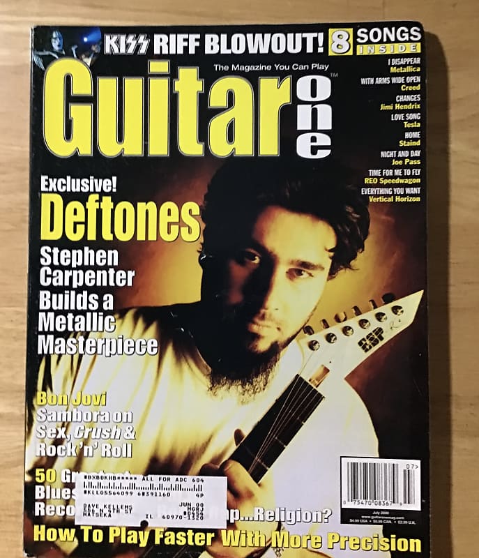 Guitar One Magazine Back Issue July 2000: Steven Carpenter | Reverb