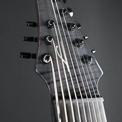 Legator N9F-BLK Black Flame Maple 9-String Multi-Scale | Reverb