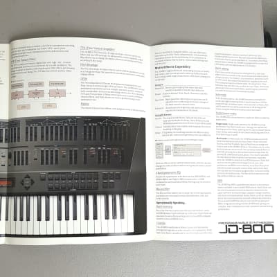 Roland JD-800 Synth Keyboard - Original Brochure | Reverb