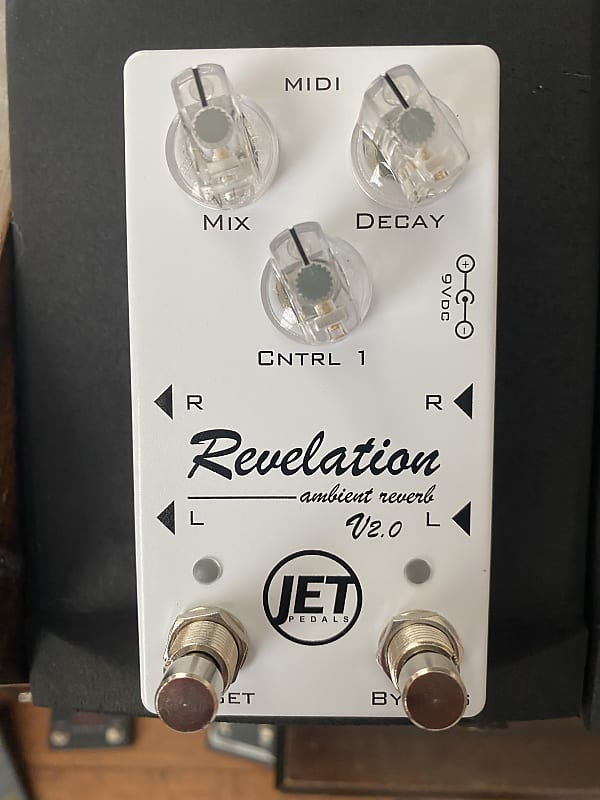 Jet Pedals Revelation reverb V2 2022 - White | Reverb