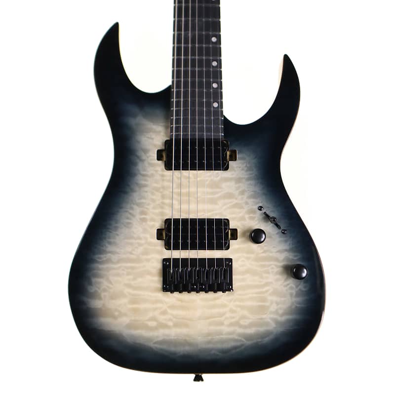 Spira S-507 QGY E 7-String Electric Guitar, Trans Grey | Reverb