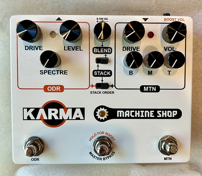 Karma Machine Shop Dual Overdrive 2025 - White | Reverb