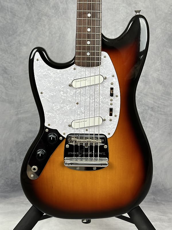 Left Handed Fender Mustang MG-69 (2007-2010) Sunburst | Reverb