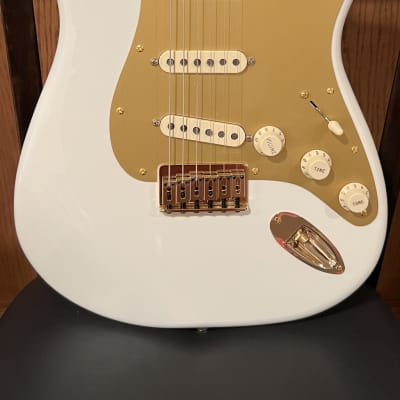 Fender Stratocaster Partscaster Hard Tail 2022 Olympic White | Reverb
