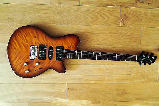 Godin Solidac Guitar w/ Piezo Acoustic Mode Genuine Light | Reverb