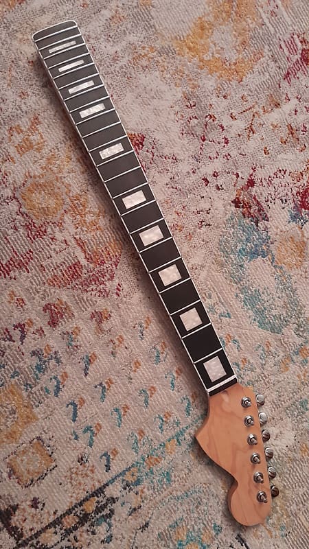 Stratocaster Jazzmaster Neck Bound Block Inlays With Kmish | Reverb UK