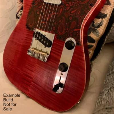 Custom Telecaster Guitar Body - Figured Maple - Unfinished - | Reverb