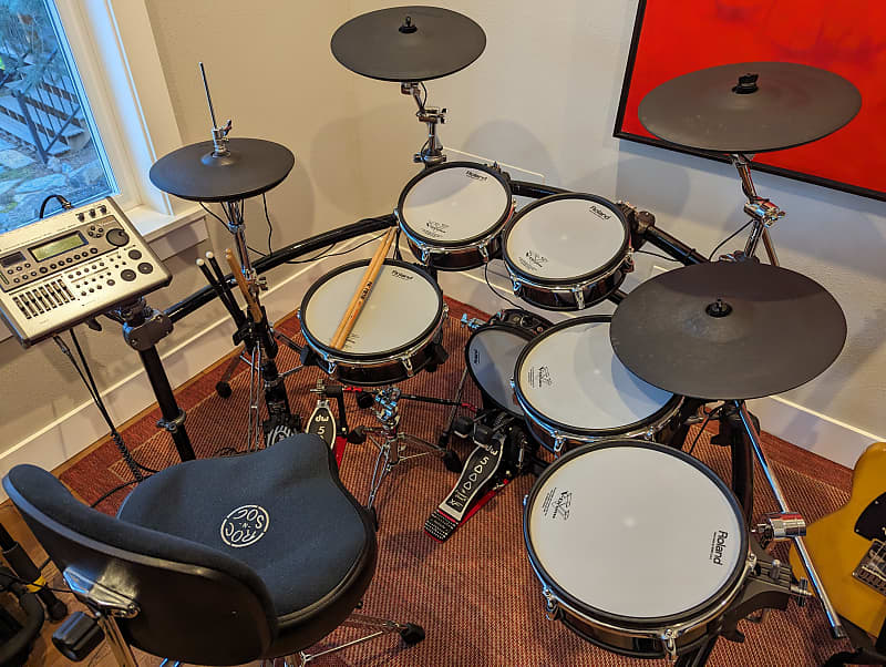 Roland V Drums V-Pro TD-20S - Black - Drum Kit with TD-20 | Reverb