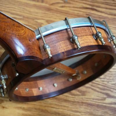 Open Back Banjo, Fretless, Cow Skull Motif | Reverb