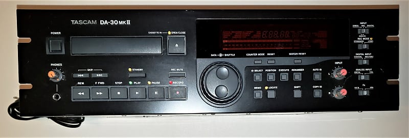Tascam DA30 Mk II Professional Rack Mount DAT Recorder | Reverb