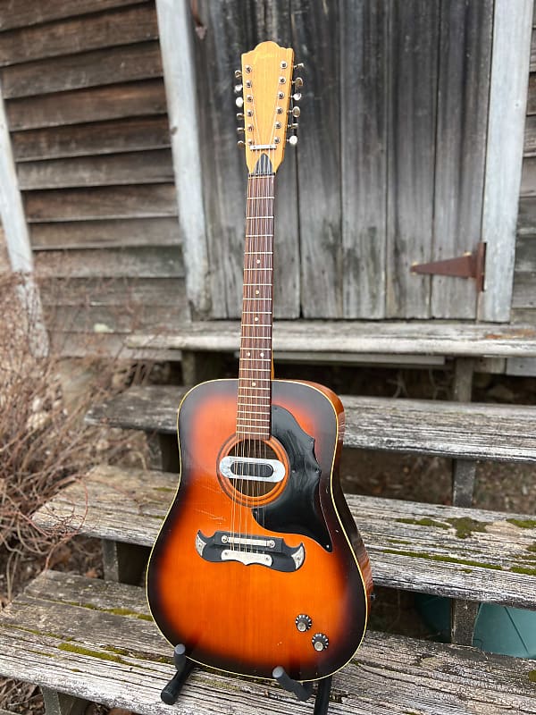 1974 Framus Texan 5/296 12-string with Soundhole Pickup | Reverb