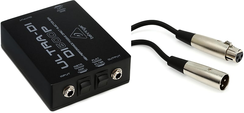 Behringer Ultra-DI DI600P 1-channel Passive Microphone / | Reverb