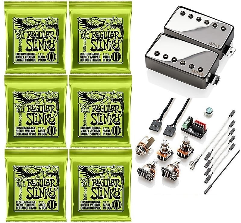 EMG Revelation Rev Set Chrome Prashant Aswani Passive Floyd | Reverb