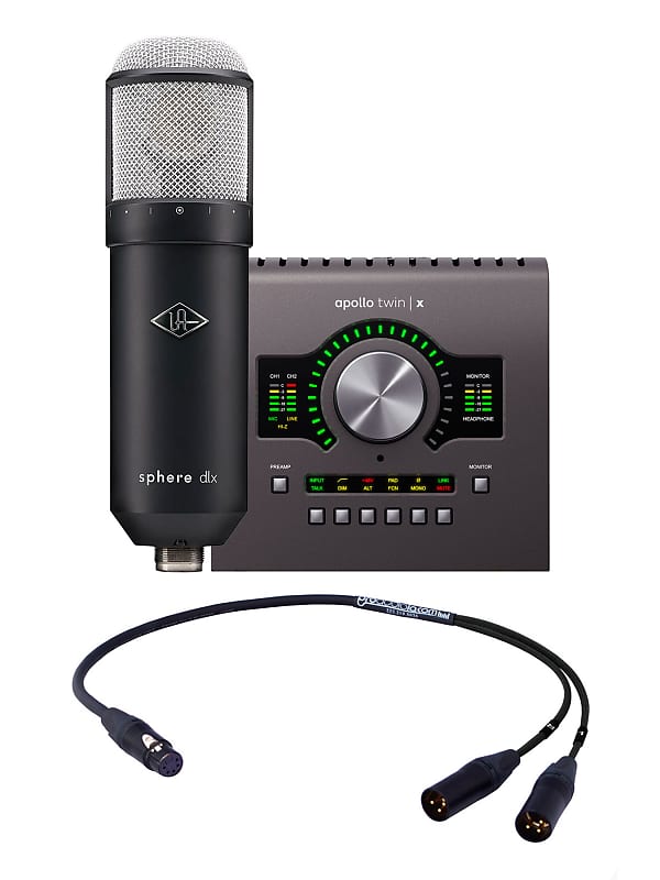 Universal Audio Sphere DLX Modeling Microphone w/ Apollo Twin | Reverb