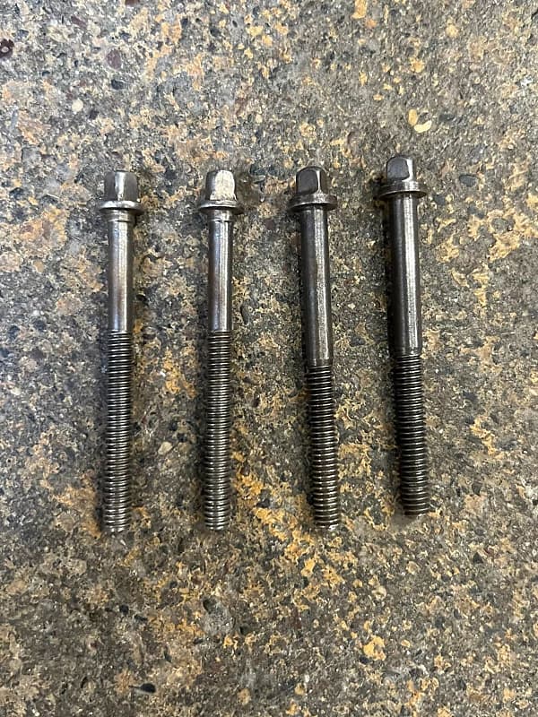 Slingerland 2-1/2" Nickel Tension Rods 4pk Vintage 1930's | Reverb