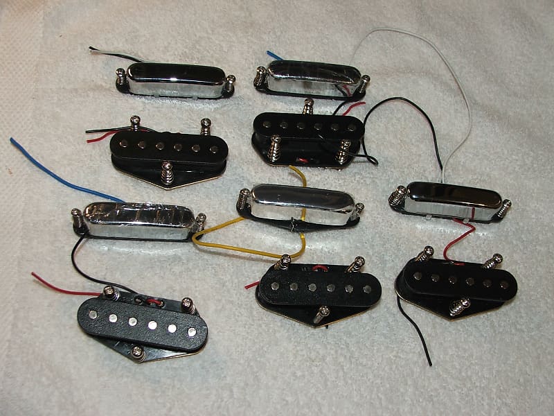 (10) sets of tele style pickups....never used...screws and | Reverb