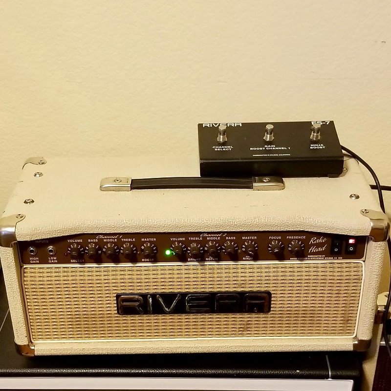 Rivera Rake Head 1990s Cream | Reverb