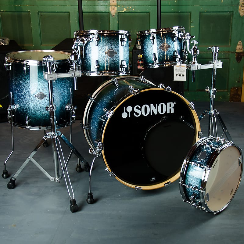 Sonor Select Force 5-Piece Drum Kit, Blue Galaxy Sparkle, | Reverb