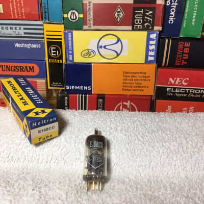 2 nos philips e188cc gold pin audio tubes, warm tone dutch | Reverb