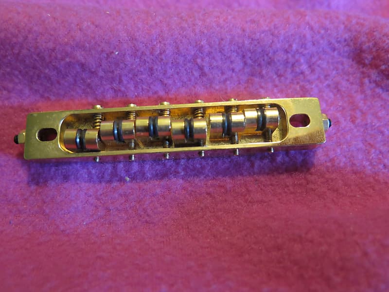 vintage 1990 Gretsch gold roller bridge for Nashville | Reverb UK