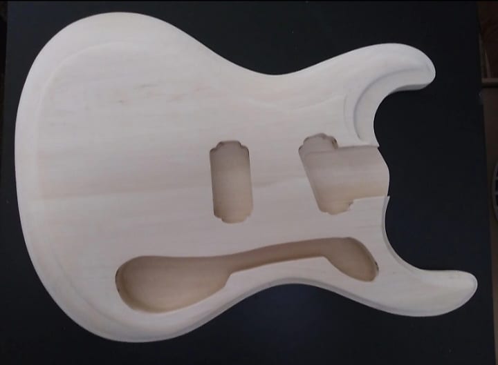 Basswood Mosrite Ventures Style body Project & headstock | Reverb